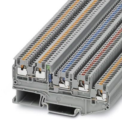 1.5mm 4 Level Sensor/actuator terminal block,Push in Connection c/w ...